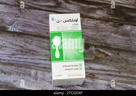 Cairo, Egypt, December 3 2023: Oplex-N Anti-cough, antitussive and ...