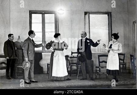 01/31/1918. A scene from "Pipiola". Credit: Album / Archivo ABC Stock ...
