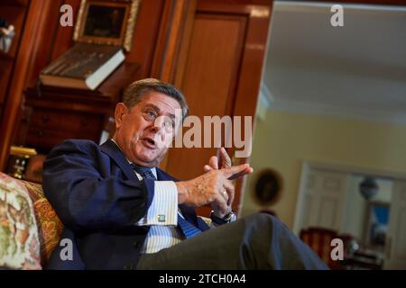 Madrid, 07/07/2022. Portraits posed and during an interview with ...