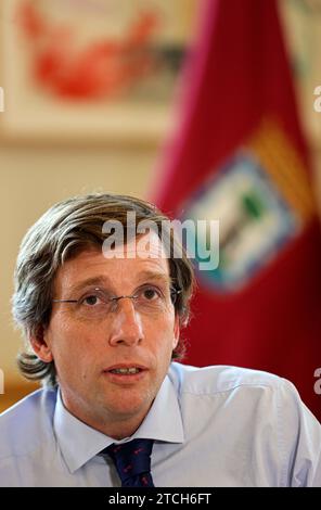 Madrid, 04/08/2022. Interview with the mayor of Madrid, José Luis ...