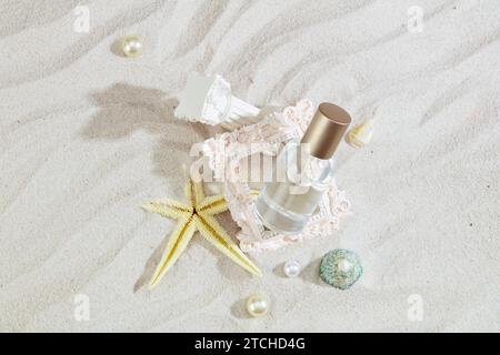 Unbranded perfume bottle close up Stock Photo - Alamy