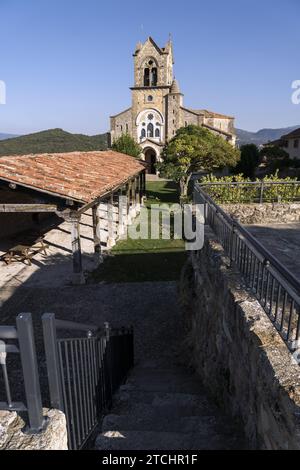 ancient church in the north of spain Stock Photo - Alamy