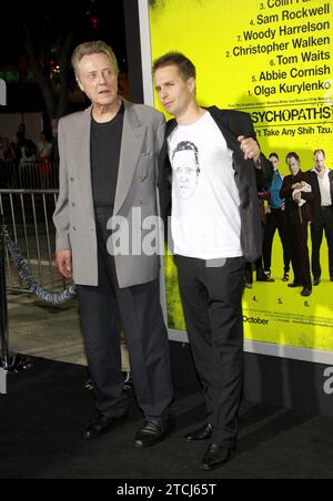 Christopher Walken, Sam Rockwell "Seven Psychopaths" - Los Angeles ...