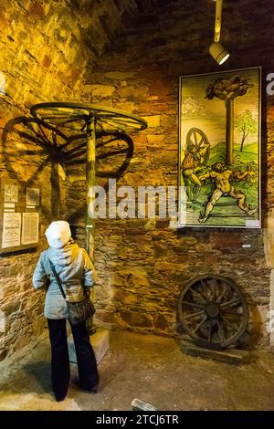 Augustusburg Palace, dungeon with torture chamber Stock Photo - Alamy