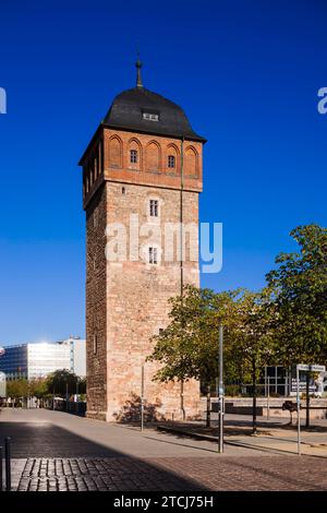 Chemnitz, Germany (State of Saxony). Red Tower, part of former city ...