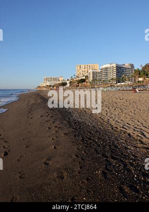 Torremolinos, Spain - September 12, 2023: View of Bajondillo Beach and ...
