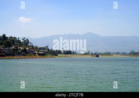 Situ Cileunca Lake, Pengalengan, Bandung, West Java, Indonesia Stock ...