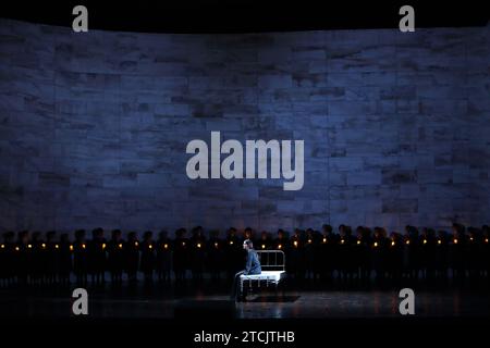 Federica Lombardi als Anna Bolena während der Fotoprobe für Anna Bolena ...