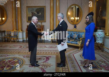 The Ambassador of Sweden, Stefan Gullgren, accompanied by Alla Logova ...