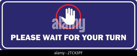 Waiting symbol| Waiting Area sign green color | Waiting room vector ...
