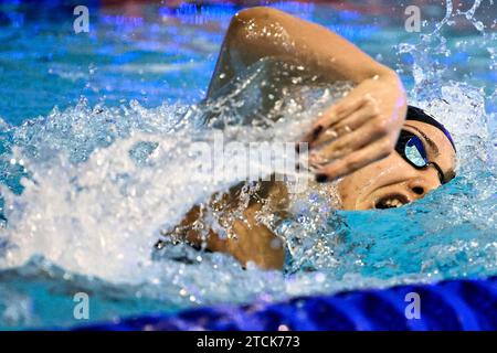 Sofia Morini of Italy competes in the 200m Freestyle Women Final during ...