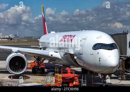 An Airbus A350-900, this is a large new generation wide-body aircraft ...