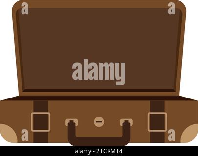 suitcase travel open isolated icon Stock Vector Image & Art - Alamy