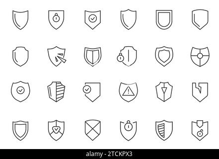 Badges line icons collection. Award, Recognition, Pin, Honor, Emblem ...