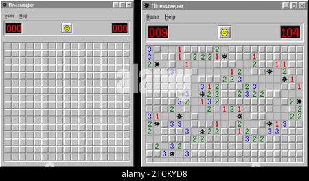 Retro computer game sapper. Classic pixel logic fun with numbers and ...