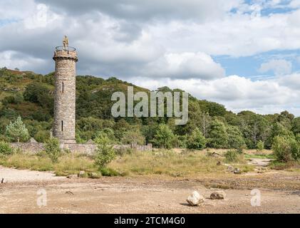 Statue of the Unknown Highlander at the top of the 1745 Jacobite rising ...