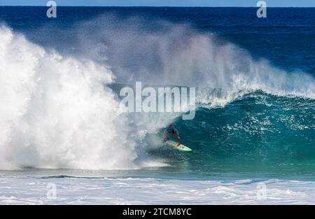 PUPUKEA, HI - December 12, 2023: Carissa Moore pictured at the 2023 ...
