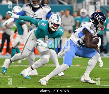 Tennessee Titans running back Tyjae Spears (2) walks to the locker room ...