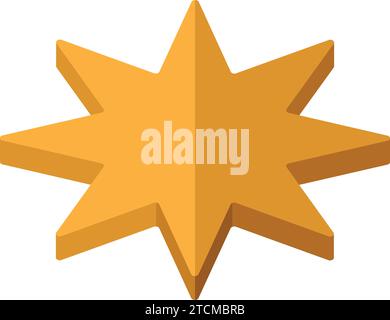 2d isometric star shape icon Vector Stock Vector Image & Art - Alamy