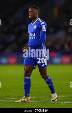 Patson Daka #20 of Leicester City leaves the field after receiving an ...