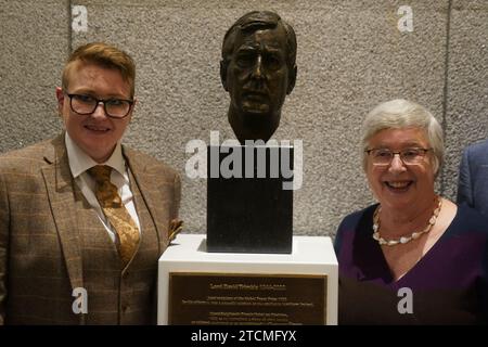 Lord Trimble's widow, Lady Daphne and their daughter Vicky and son ...
