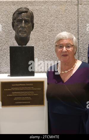 Lord Trimble's widow, Lady Daphne and their daughter Vicky and son ...