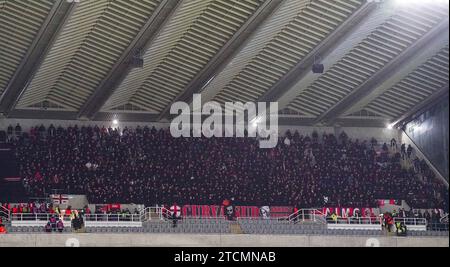 Leazes Stand, St James' Park, home ground of Newcastle United football ...