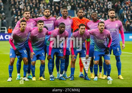 Newcastle United line up before the UEFA Champions League league phase ...