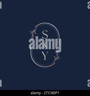 SY wedding initial logo letters in high quality professional design ...