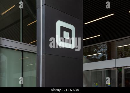 The entrance to Square headquarters in San Francisco, CA, USA Stock ...