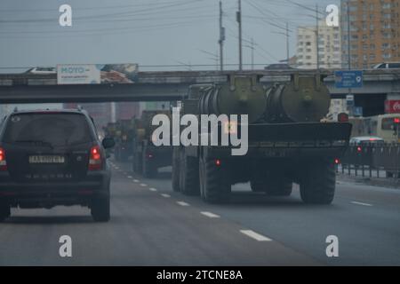 kyiv (Ukraine), 01/31/2022. Transfer of Sam S300 surface-to-air ...