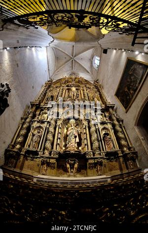 Seville, 12/20/2016. Cathedral of Sevilla. In the image, the altarpiece ...