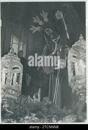 Seville, 04/03/1942. Holy Week, Good Friday. Our Father Jesus of the ...