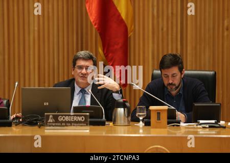 The Minister of Inclusion, Social Security and Migration, Elma Saiz ...