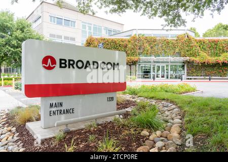 Broadcom headquarters in San Jose, California, United States Stock ...