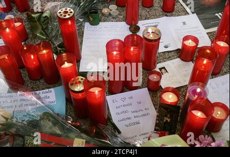 Madrid, March 11, 2005. Anniversary of the 11M terrorist attacks ...