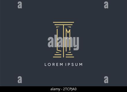 LTM logo. LTM letter. LTM letter logo design. Initials LTM logo linked ...