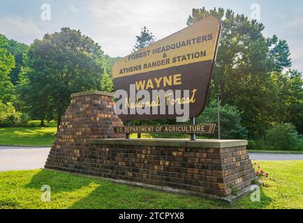 The Wayne National Forest Welcome Center, Ohio Stock Photo - Alamy