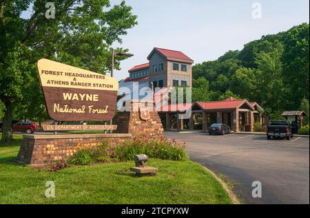 The Wayne National Forest Welcome Center, Ohio Stock Photo - Alamy