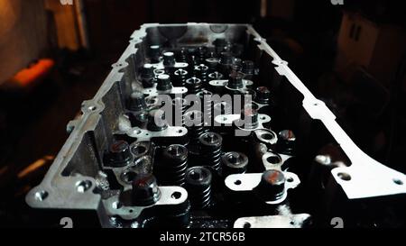 Cylinder head, engine repair adjusting hydraulic compensators and ...