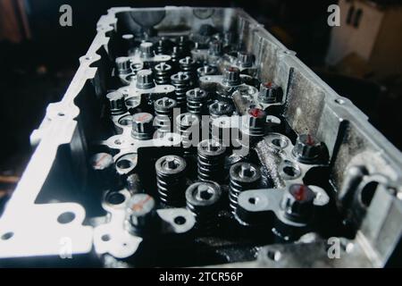 Cylinder head, engine repair adjusting hydraulic compensators and ...