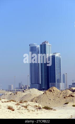 The changing skyline of Sharjah, UAE Stock Photo - Alamy