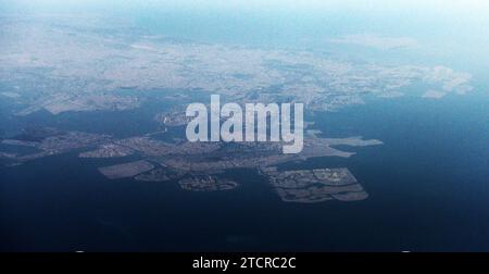 Aerial view of Bahrain Stock Photo - Alamy