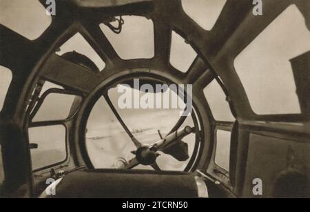 An Aerial Gunner in a German Fighter Plane, 1941 Stock Photo - Alamy