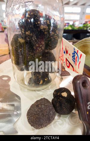 Display including truffles in a jar and truffle slicer / cutter for ...