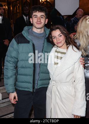 Tobias Turley and Stevie Doc attend the opening night of Peter Pan at ...