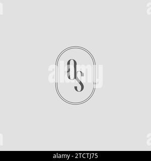 OS initial wedding monogram logo design Stock Vector Image & Art - Alamy