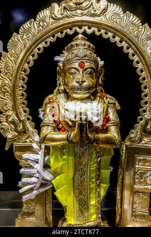 Murthi (God statue) in Sri Ayyappan hindu temple, Paris. Lingam Stock ...