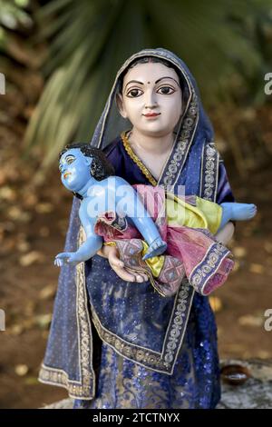 Child Krishna statue, India Stock Photo - Alamy
