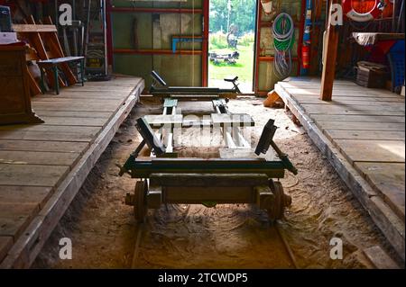 Cranz boatyard in the Altes Land, Hamburg-Cranz Stock Photo - Alamy